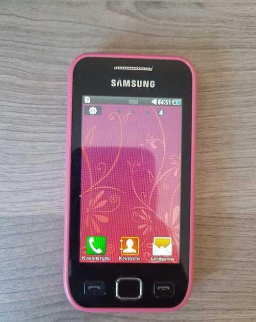 Смартфон Samsung S5250 Wave 525 Розовый