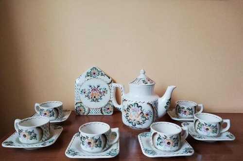Сервиз чайный семикаракорская керамика