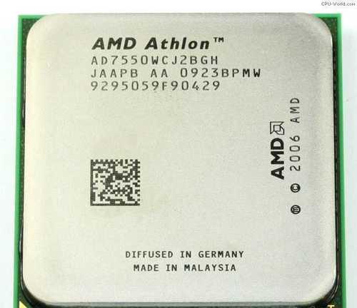 Ам2 2ядра AMD Athlon X2 7550-AD7550WCJ2BGH