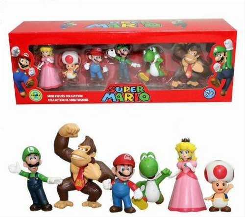 Супер Марио набор фигурок Super Mario Bros