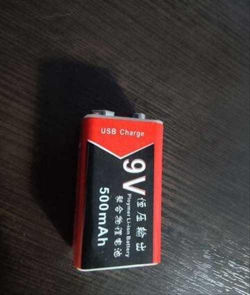 Батарейка krona 9v USB