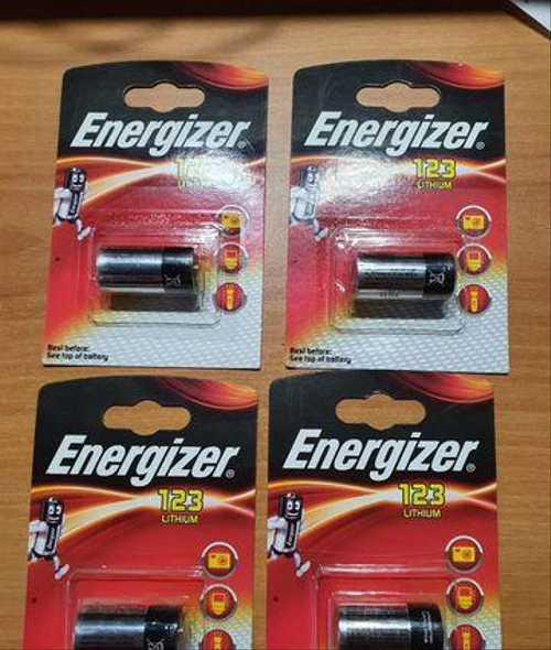 Батарейка сr123A varta и energizer litium