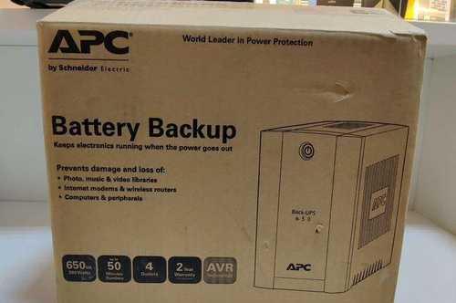 Новый Резервный ибп APC Back-UPS BK650EI