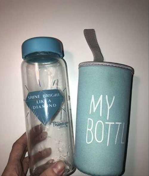 Стеклянная бутылка my bottle 0,5