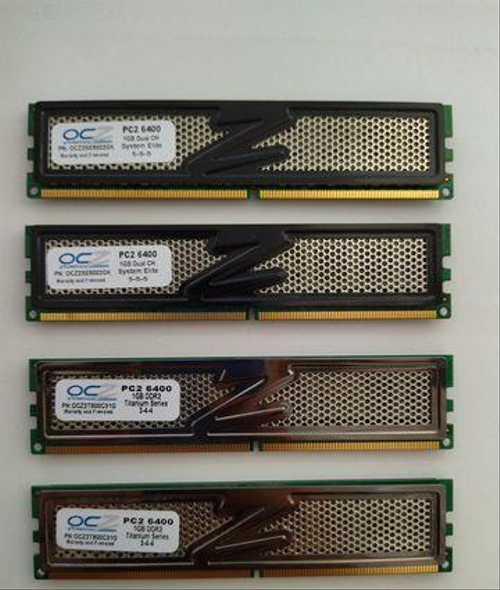 Оперативная память OCZ ddr2 3-4-4