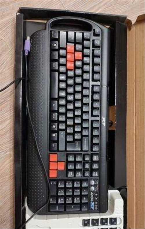 Клавиатура проводная A4Tech X7-G700 (не рабочая)