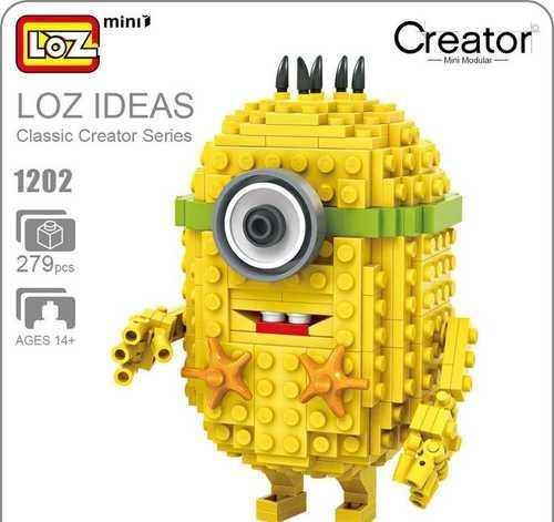 Конструктор LOZ creator mini миньон