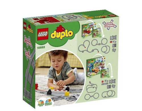 Lego duplo 10882 рельсы /железная дорога новая