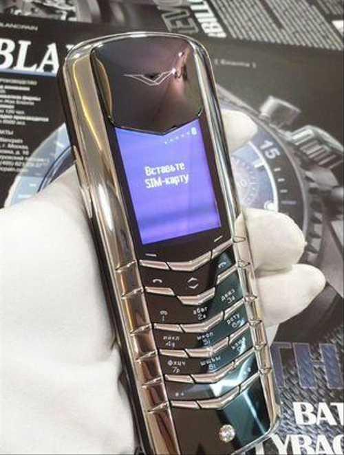 Vertu Signature M Design Platinum Solitaire Diamon