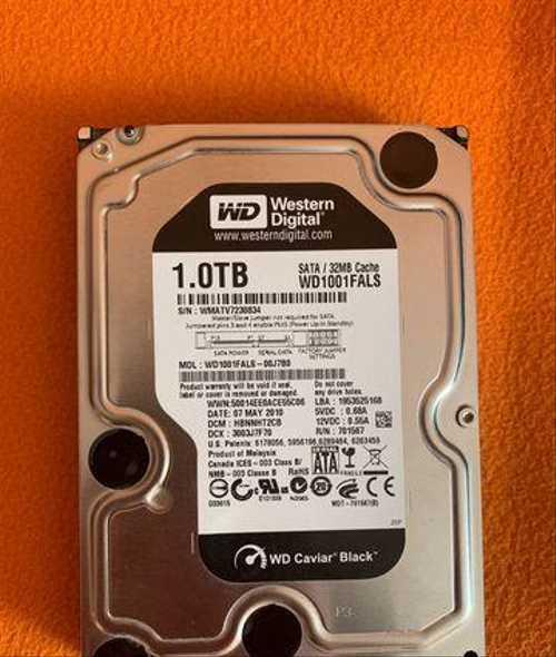 Новый Жесткий диск Western Digital WD1001fals 1TB