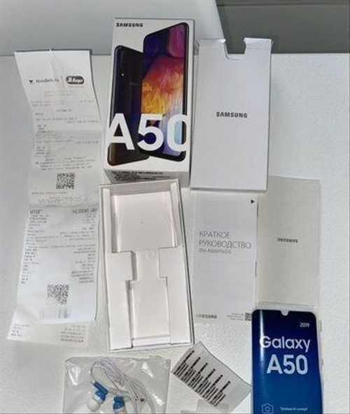 Комплект от Samsung a50 чек коробка