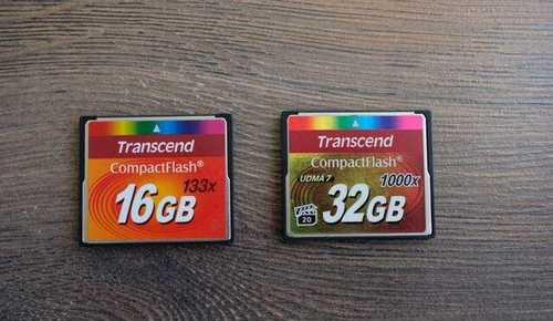 Карты памяти Compact Flash 16 и 32 GB