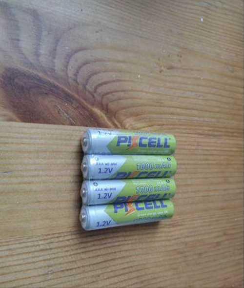 Аккумуляторы Pkcell AAA 1000mah новые