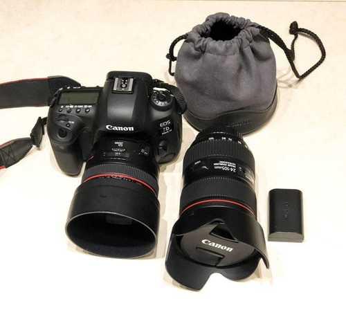 Продаю Canon 5D Mark IV + 2 объектива
