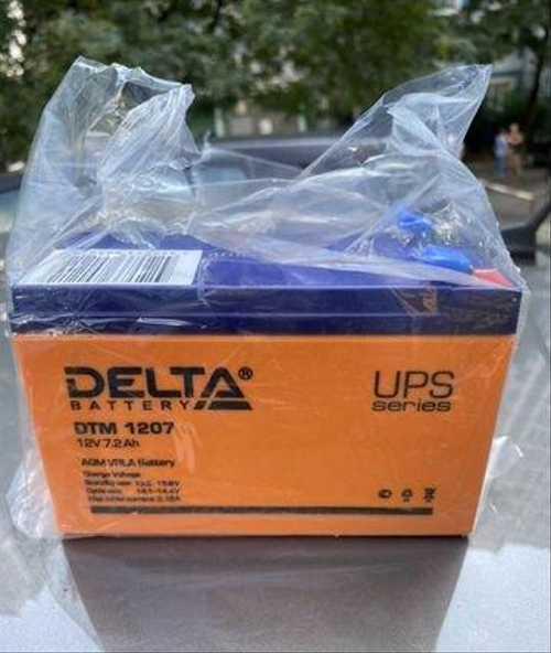 Аккумулятор delta battery DTM1207