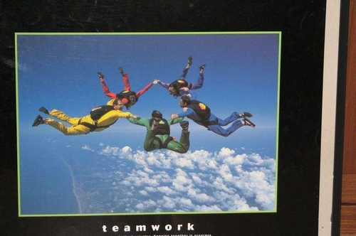 Постер teamwork 41х51 см