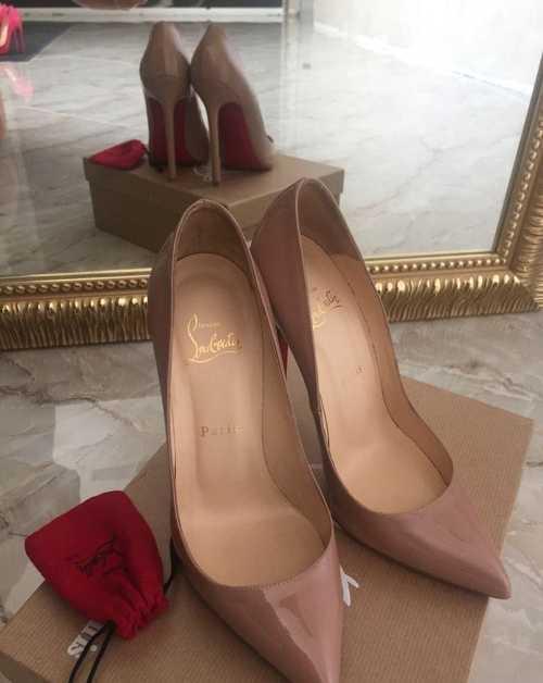 Christian Louboutin pigalle 120 nude.37.5. оригина