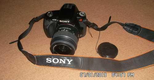 Зеркальный фотоаппарат Sony Alpha dslr-A230