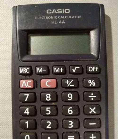 Карманный Калькулятор Casio HL-4A