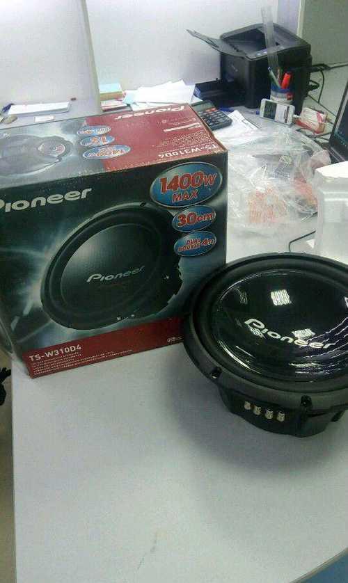 Динами 30 см pioneer TS-w310D4