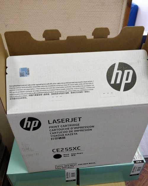 Коробка HP CE255XC. и другие