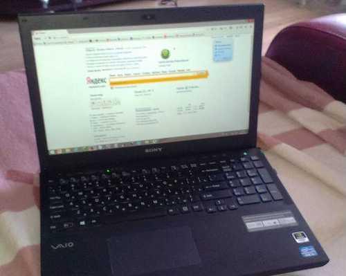 Продам Sony vaio svs1512/Core i5, Win8.1, х64