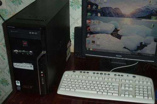 Компьютер Acer Aspire M1640 (2 ядра / 2 Гб) фирмен