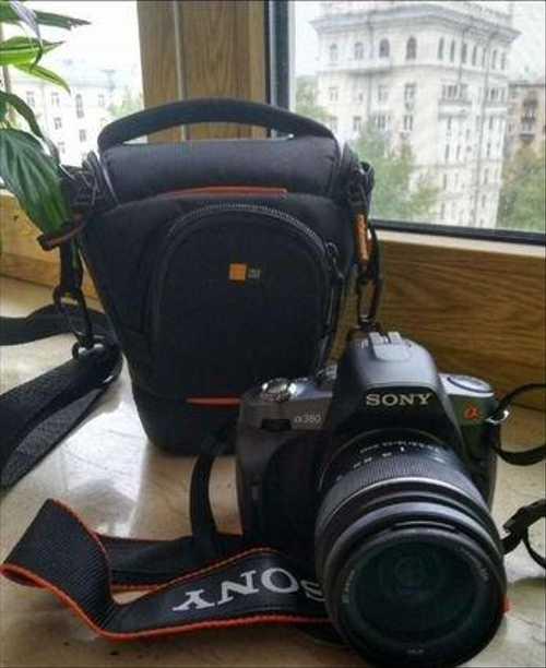 Зеркальный фотоаппарат Sony Alpha dslr-A380 Kit