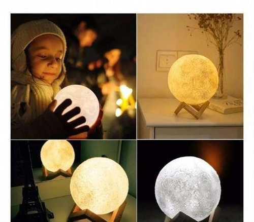 Новый светильник ночник луна макет
