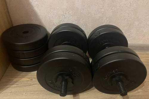 Гантели разборные 16,5 кг