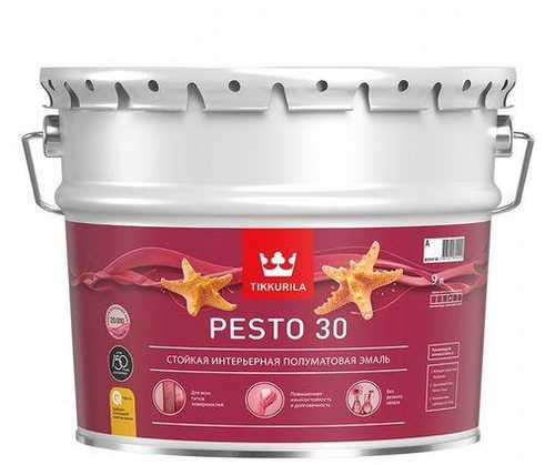 Tikkurila pesto 30 эмаль 9 литров