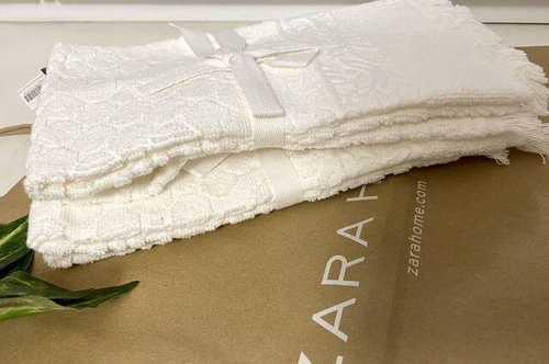 Zara home белые полотенца 30/50 Испания