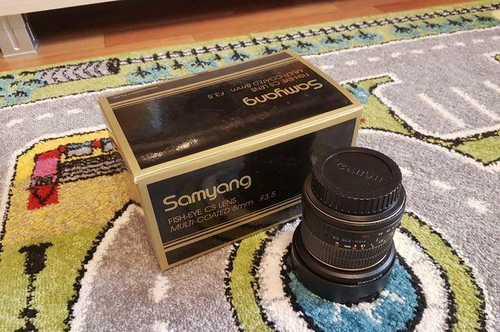 Объектив фишай Samyang Fisheye 8mm f/3.5