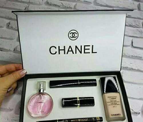 Подарочный набор набор chanel 5 в 1