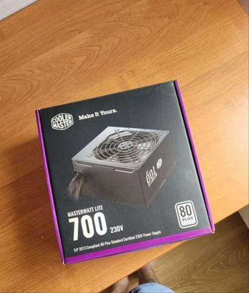 Блок питания cooler master masterwatt lite 700