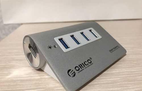 USB разветвитель (концентратор) Orico 4-х портовый
