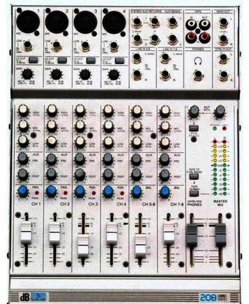 Микшерный пульт dB technologies compact 208