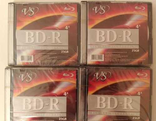 Blu-ray диски BD-R 25GB 4x Slim Case