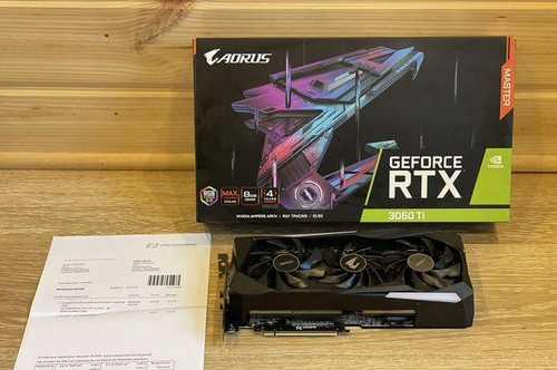 Видеокарта Aurus RTX 3060ti. На гарантии. Без LHR