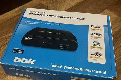 TV приставка ресивер DVB-T2 BBK SMP016HDT2