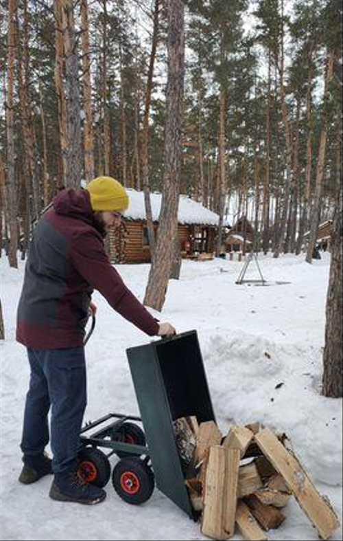 Тачка садовая строительная оптом Самосвал