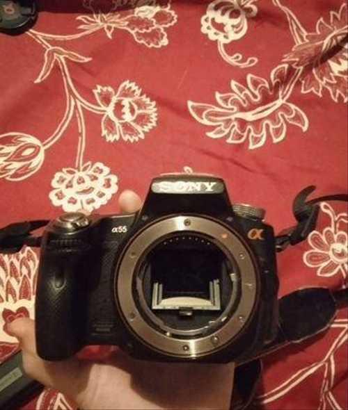 Зеркальный фотоаппарат sony SLT-A55V
