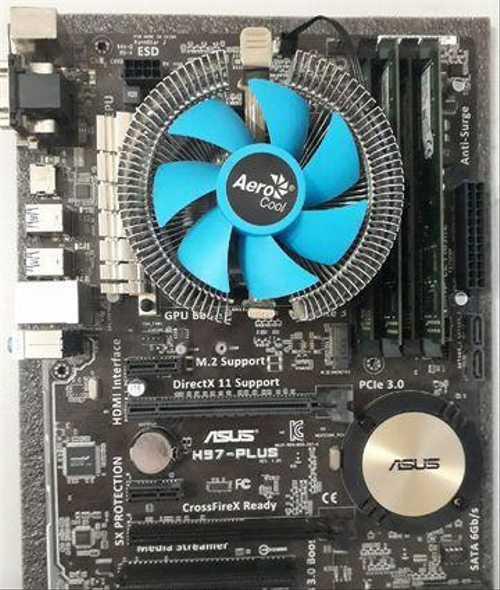Комплект: i5-4440, 8gb (ddr3), AeroCool