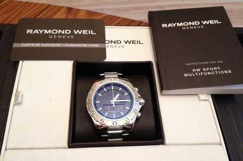 Спортивные Швейцарские часы Raymond Weil