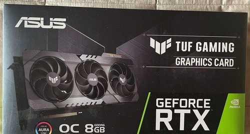 Видеокарта Asus TUF RTX 3070 OC (Non-LHR)