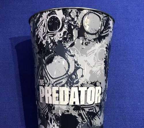 Коллекционное жестяное ведро для попкорна Predator