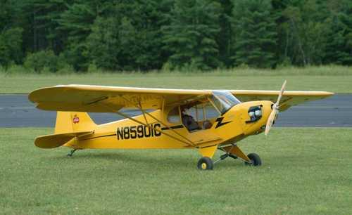 Радиоуправляемая модель самолета Piper J3cub 1/3