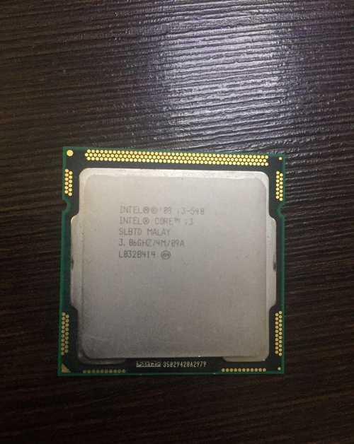 Core i3 540. Intel Core i3-540 lga1156, 2 x 3067 МГЦ.