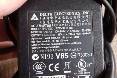 Зарядное устройство delta adp-90sb bb