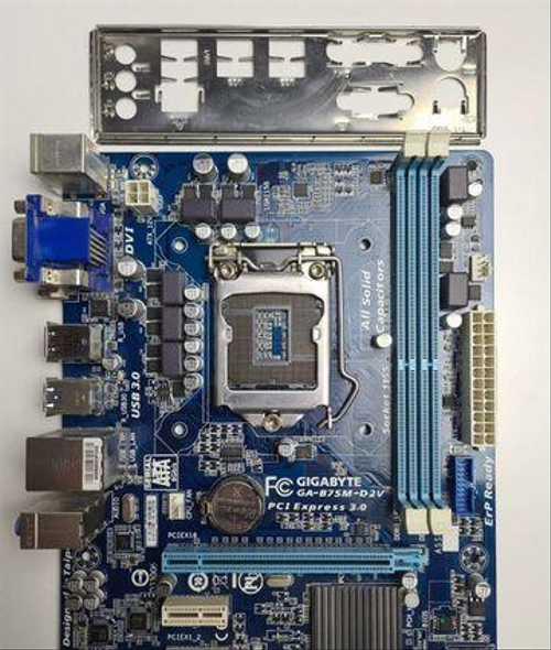 Gigabyte GA-B75M-D2V 1155